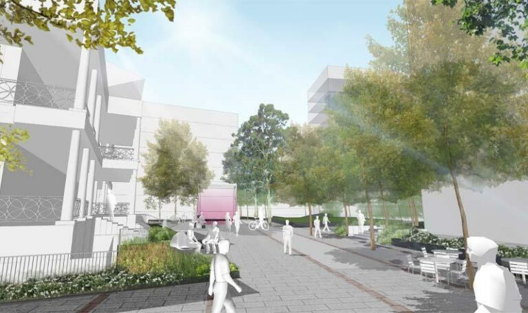 Lot Fourteen’s public realm underway